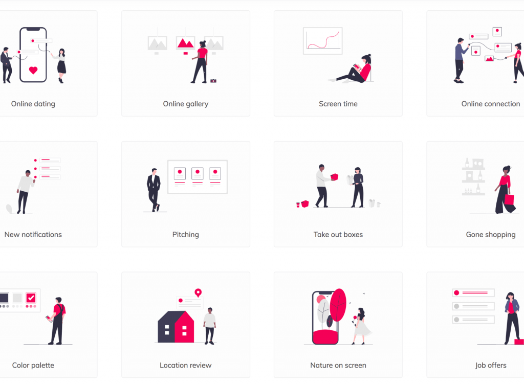 Free unDraw illustrations Vectors SVGs and PNGs